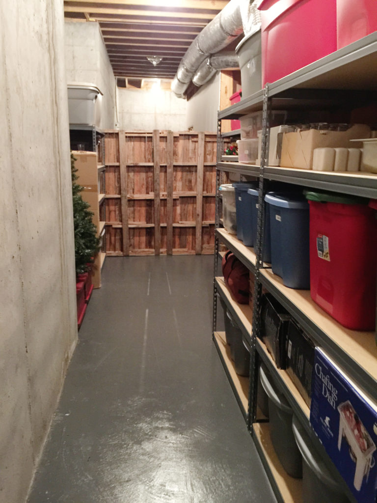 Our Basement Storage Racks Bower Power