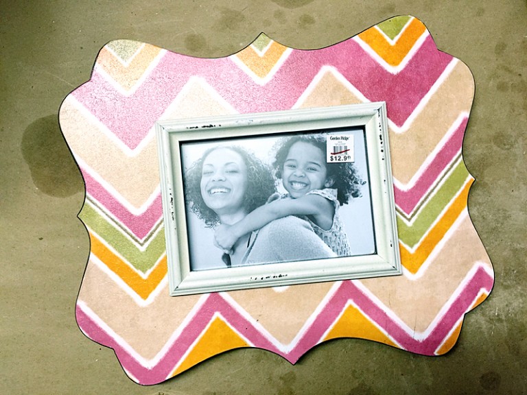 Fabric Frame Makeover - Bower Power