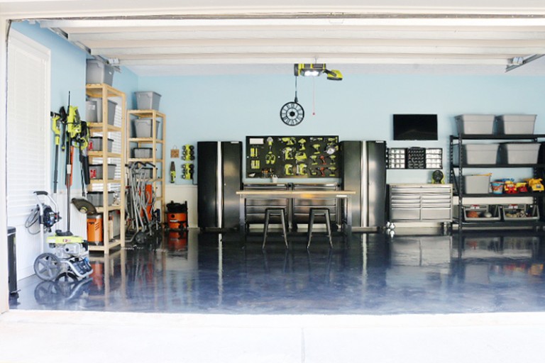 Garage Workshop & Gym - THE REVEAL - Bower Power