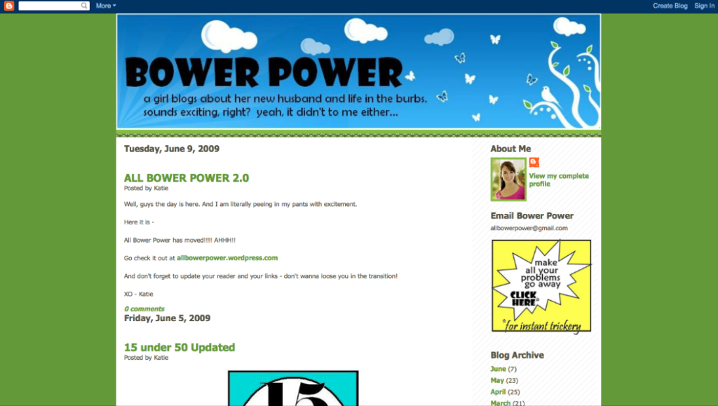 Ten Years of Blogging - Bower Power