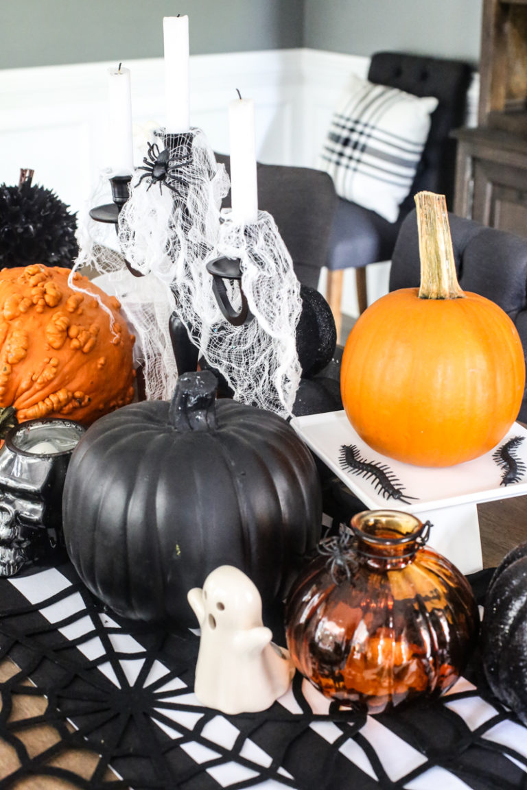 Halloween Decor in the Dining Room - Bower Power